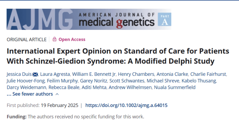 Home - Schinzel-Giedion Syndrome Foundation